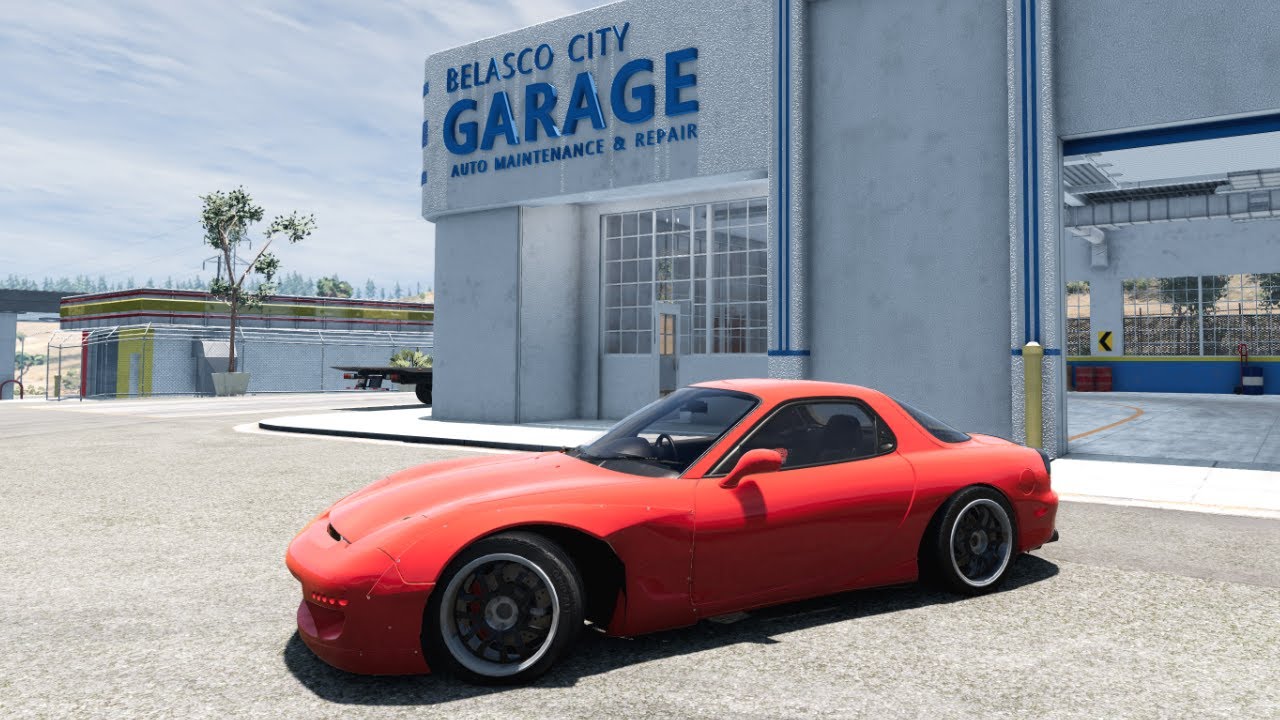 BeamNG Drive At The Shop Day 3 - Finishing Up The Mazda RX7 And ...