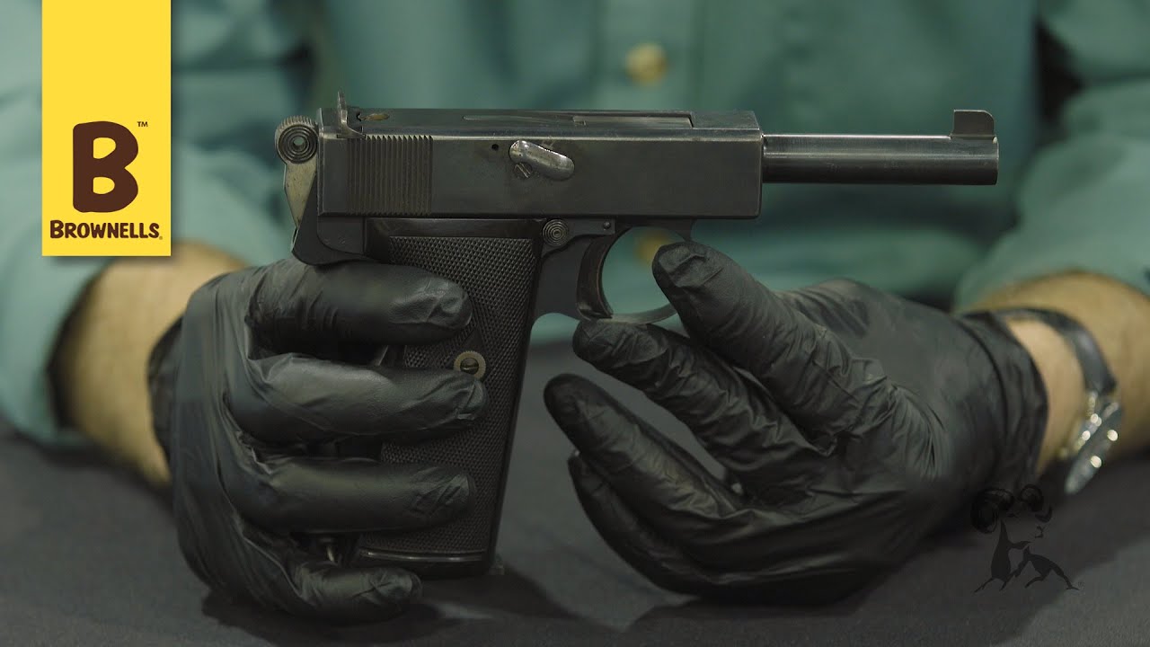 From the Vault: Webley & Scott .455 Self-Loading Pistol - YouTube