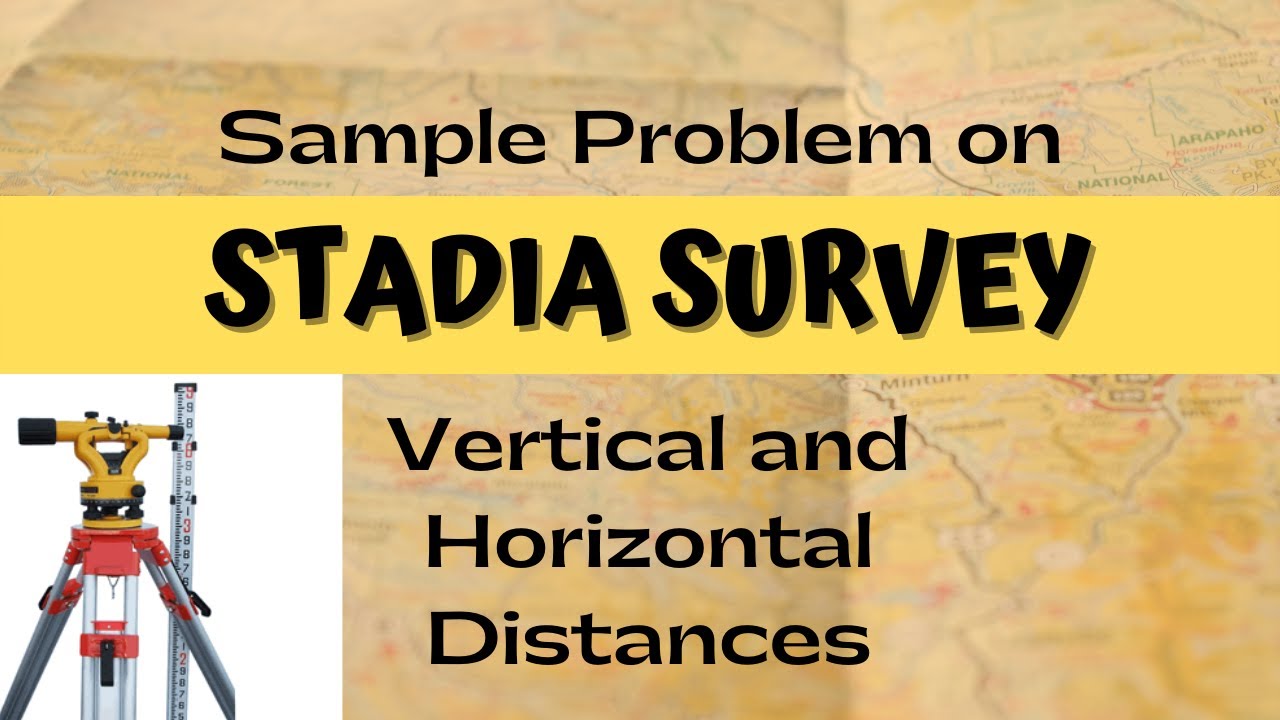 Stadia Survey Sample Problem YouTube