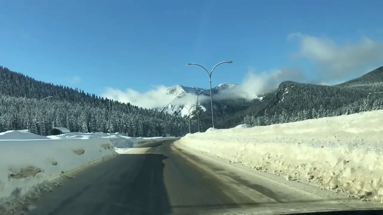 Canadian Rockies Winter Drive (Banff, Alberta to Hope, British Columbia ...