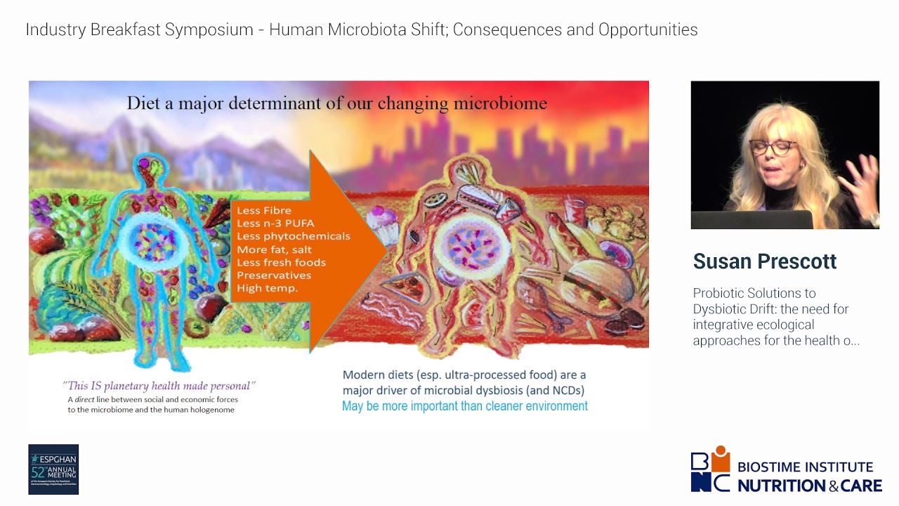 Probiotic solutions and dysbiosis by Dr Susan Prescott - YouTube