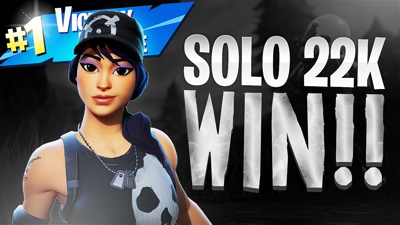 SOLO 22 KILL WIN! - Fortnite Battle Royale - YouTube