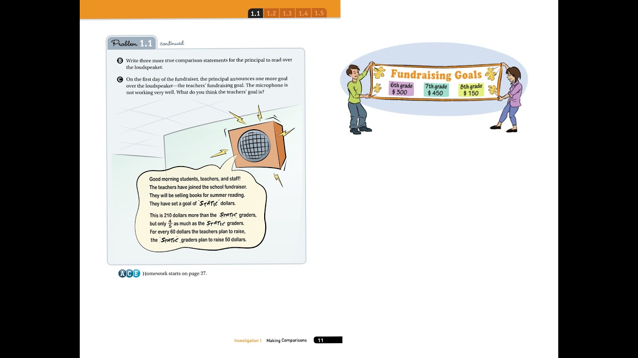 Comparing Bits and Pieces: Investigation 1.1 - YouTube