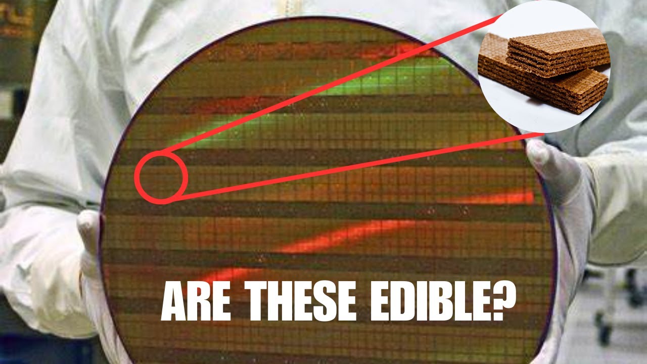 How to make a microchip but its just wafers - YouTube