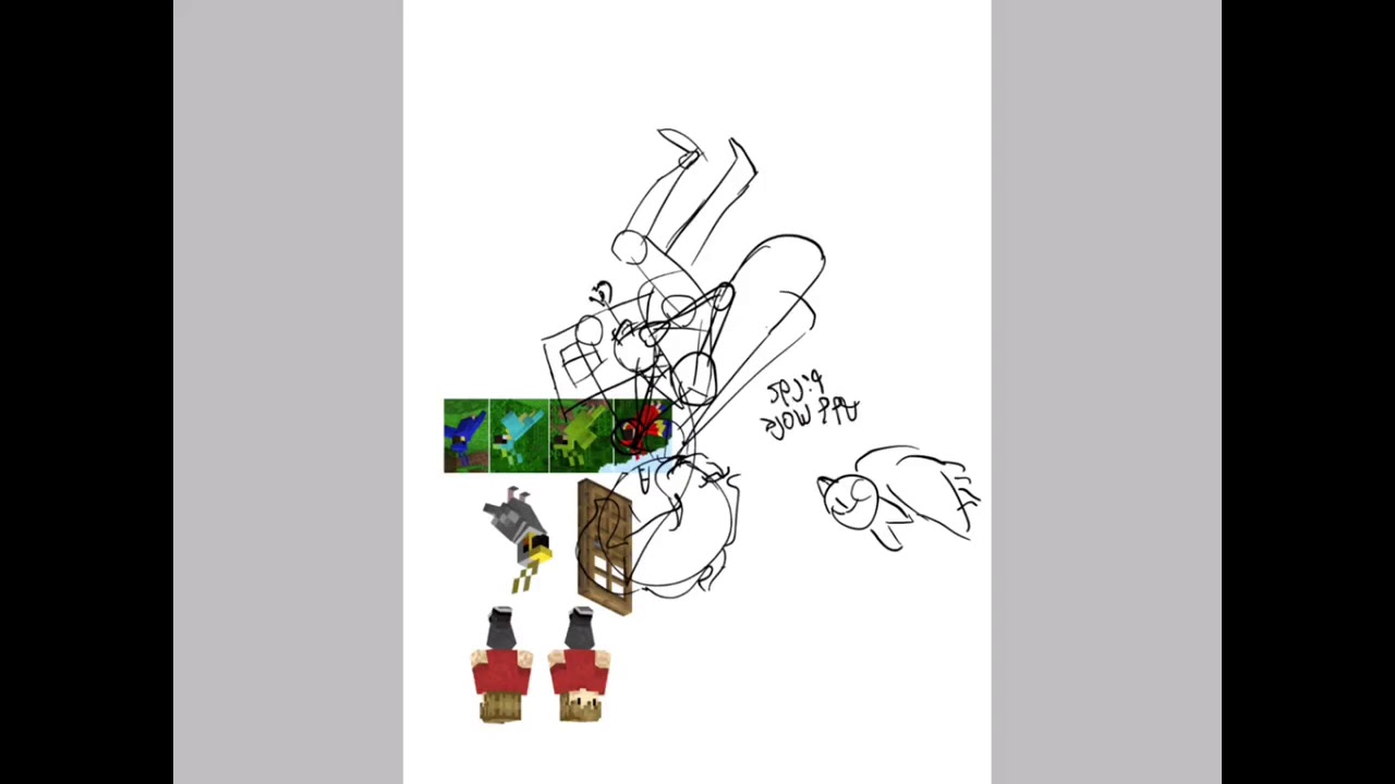 Pesky bird || Hermitcraft Grian Fanart - YouTube