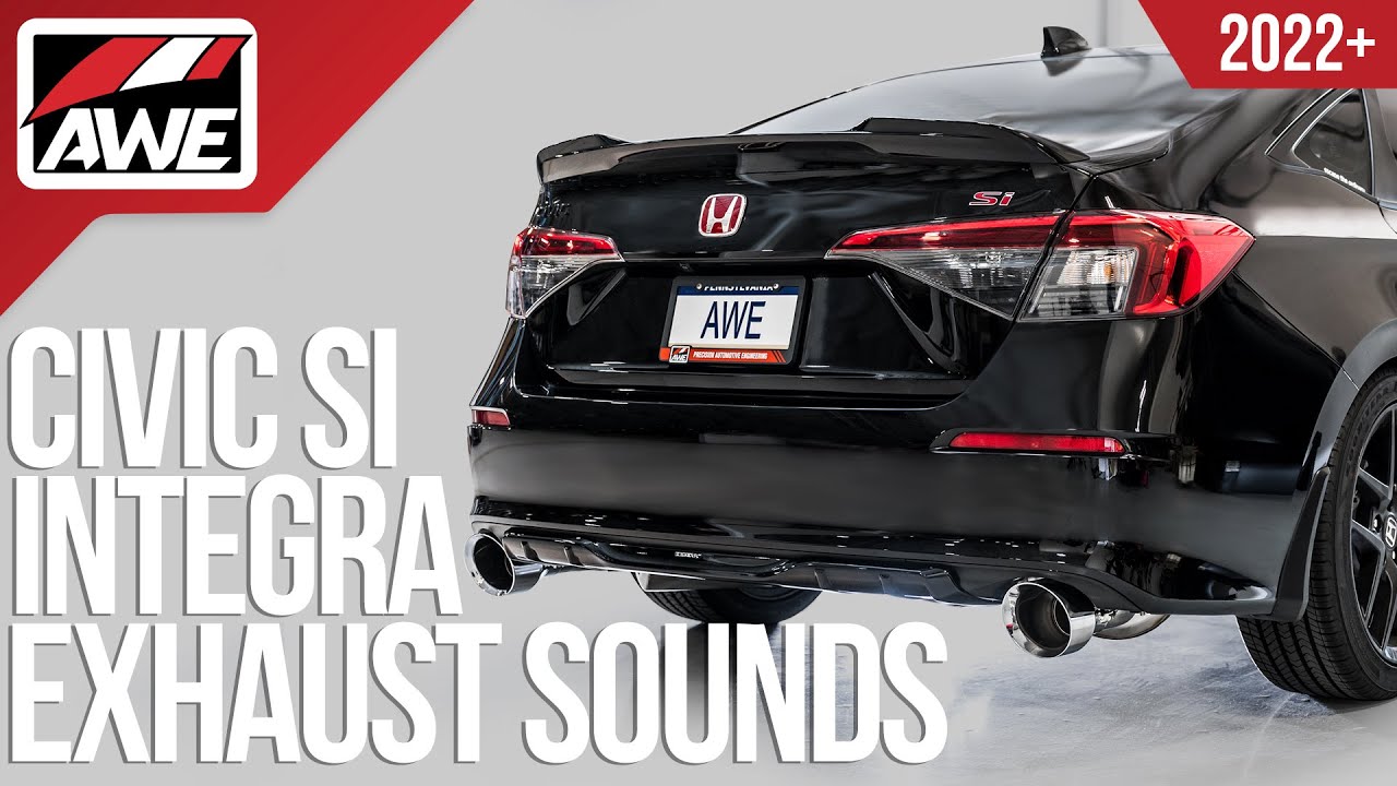 AWE Catback Exhausts for Acura DE4 Integra & Honda FE1 Civic Si - YouTube