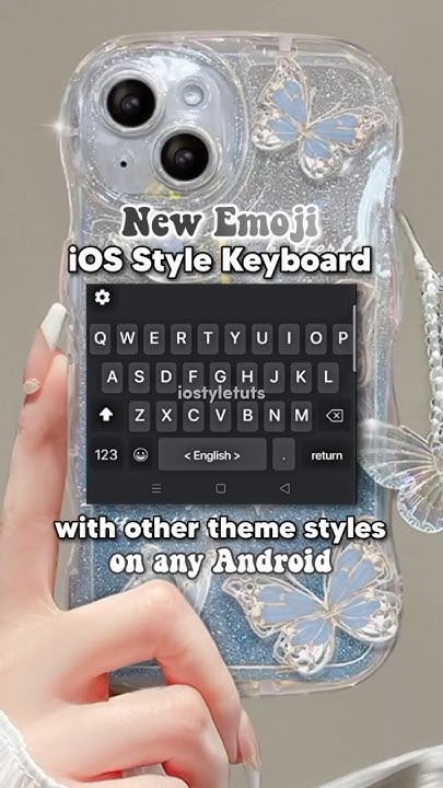 new emoji iOS style keyboard with themes, sounds and iOS emojis on any Android ♠️🖤🤍 - YouTube