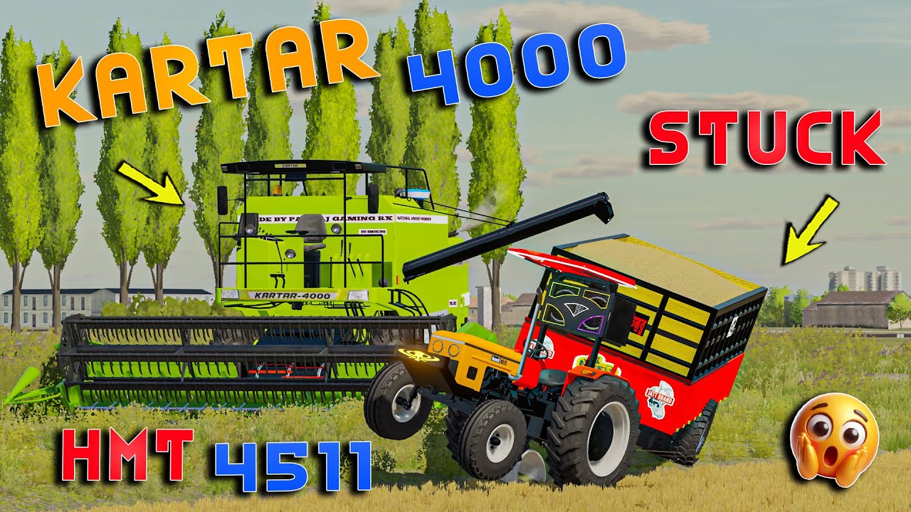 HMT 4511 Stuck In Mud | Bhut Aukha Hogyea | Gill YT - YouTube