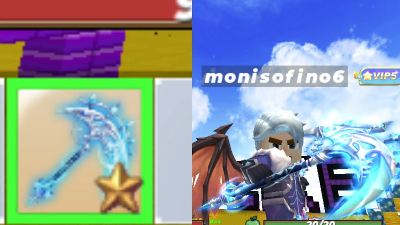 What People Offer for Moonlight Whirling Scythe | Skyblock | Blockman ...