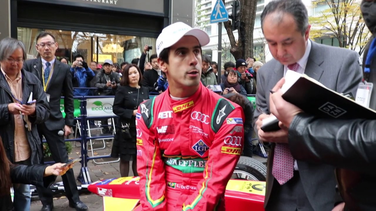 Lucas Di Grassi runs FE @ Tokyo - YouTube