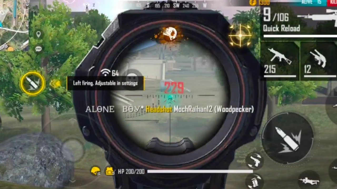 free fire||second gameplay||RED DARK 777 - YouTube