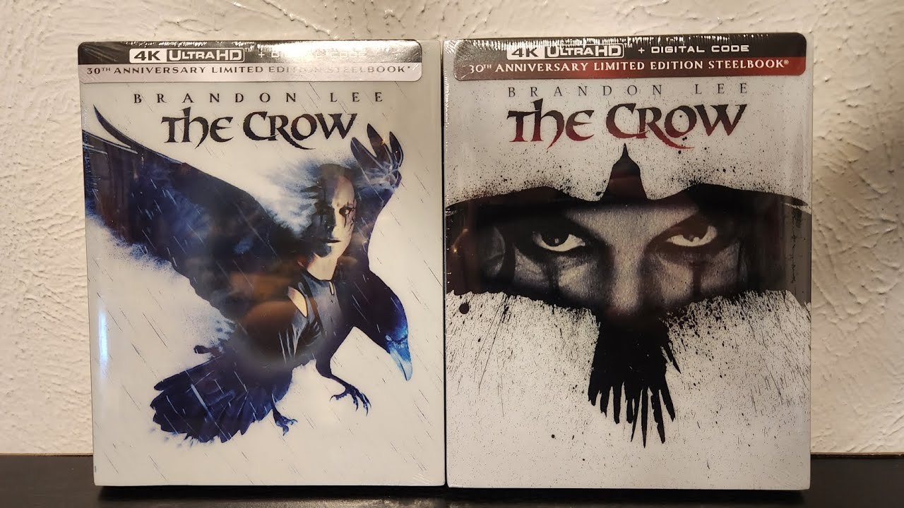 Episode 592 - The Crow 30th Anniversary 4K Steelbook Comparison ...