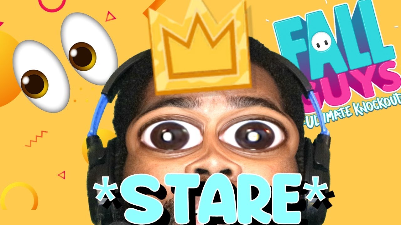 STARING AT THE CAMERA WHILE PLAYING | FALL GUYS - YouTube