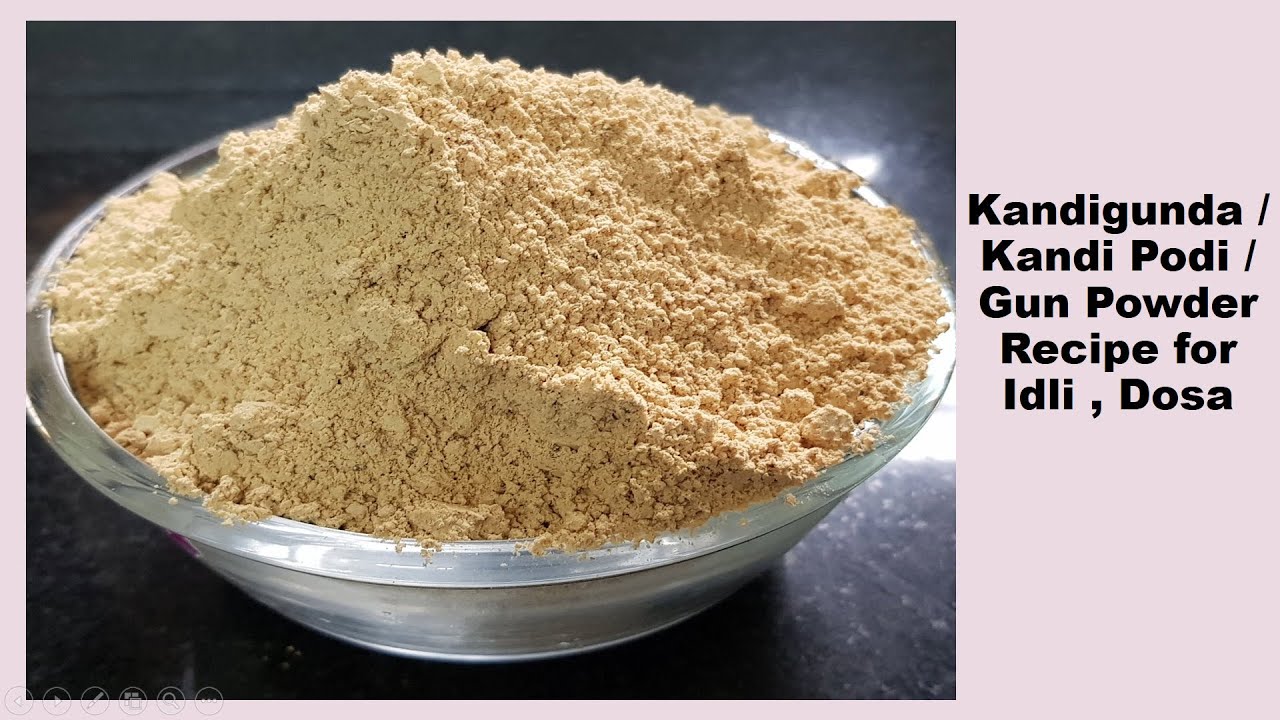 Kandigunda | Kandi Podi | Kandi Gunda Recipe | Toor Dal Spice Powder ...