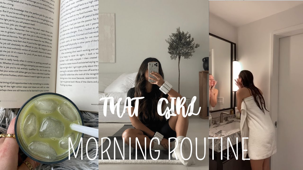 THAT GIRL MORNING ROUTINE | Tik Tok compilation | Becoming "THAT GIRL ...