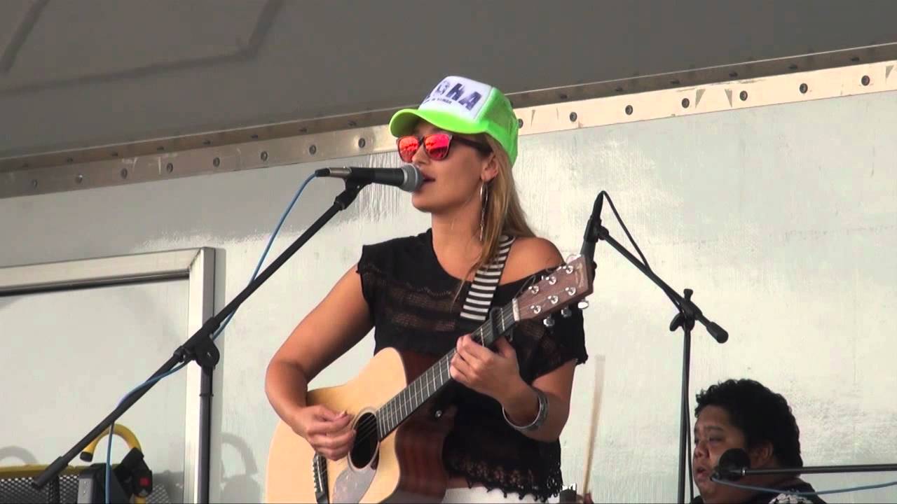 Anuhea Here I go Again Live Performance on Kauai at the Coconut ...