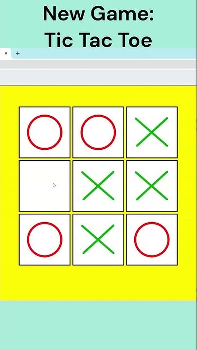 Tic Tac Toe - Scratch 3.0 Trailer! - YouTube