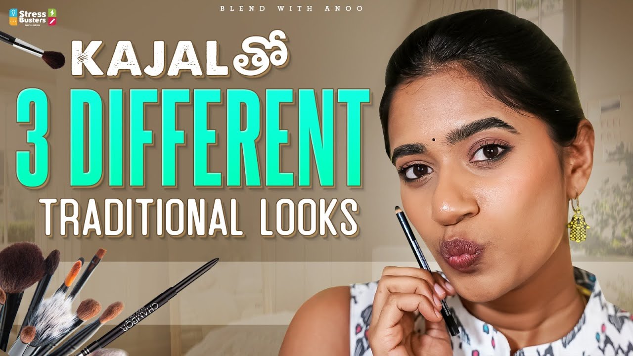Unlocking the Beauty: 3 Traditional Kajal Looks Revealed - YouTube
