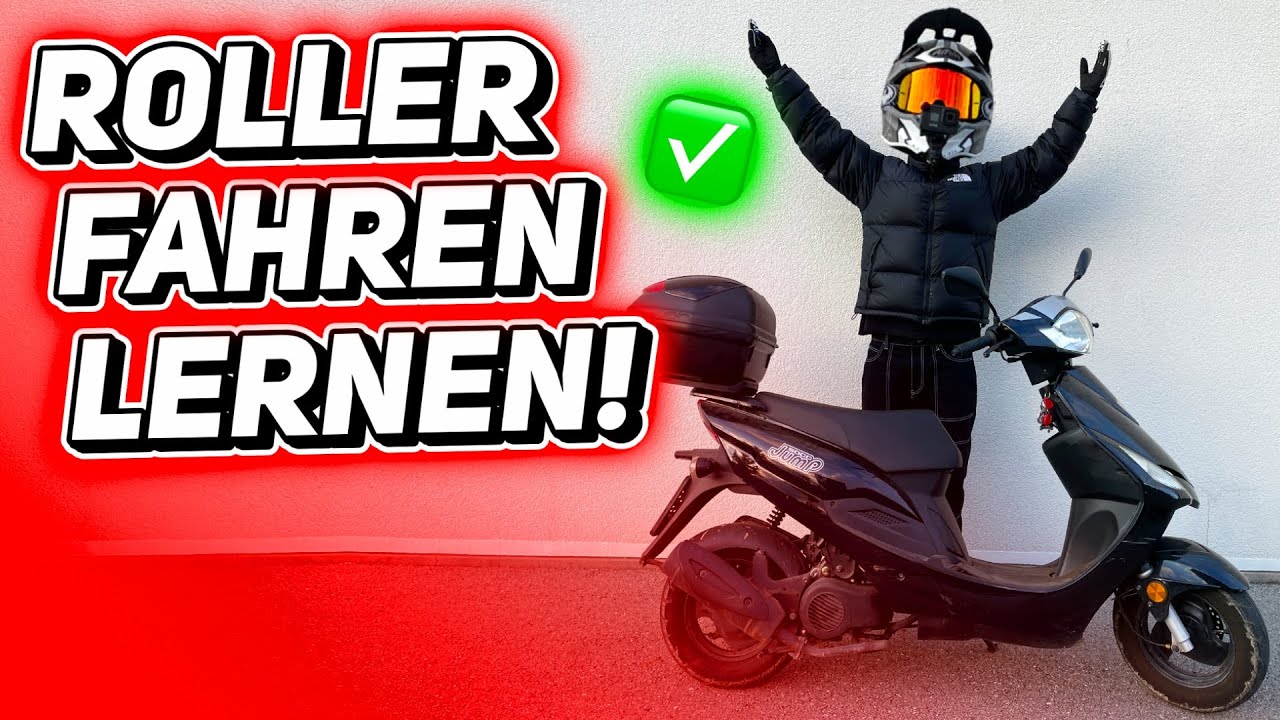So LERNST du RICHTIG 50ccm MOPED FAHREN! - Tutorial & Anleitung - YouTube