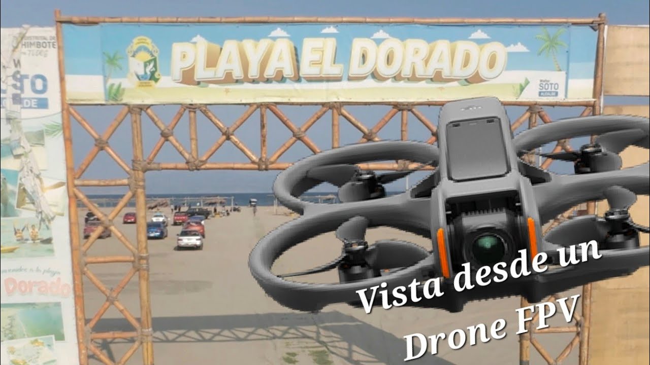 Nuevo Chimbote - Playa El Dorado una vista rápida desde un Drone FPV ...
