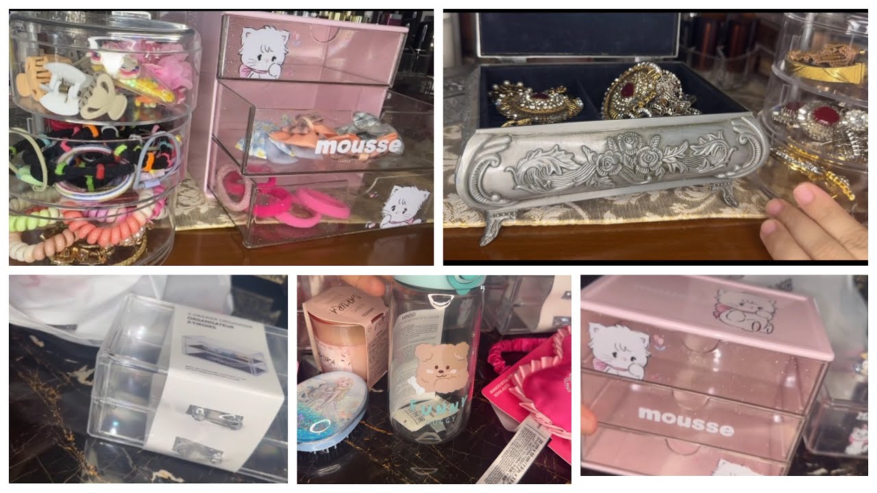 Makeup Organizer Box || Makeup & Jewellery Organizer Miniso ...