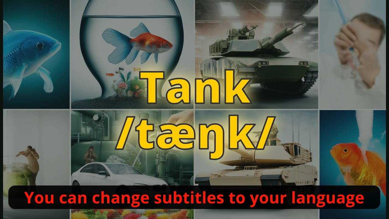 Tank meaning with 5 examples - YouTube