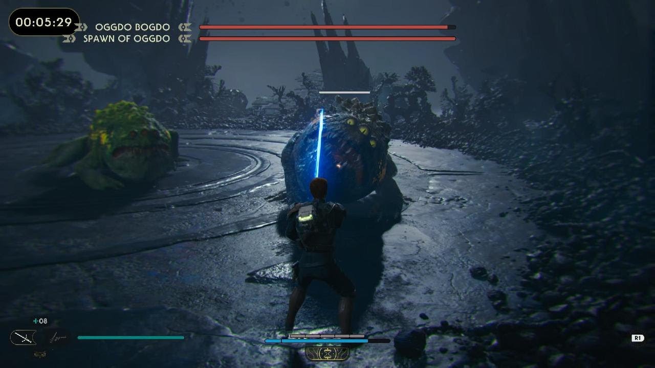 STAR WARS Jedi: Survivor two frogs (Boss Fight) - YouTube