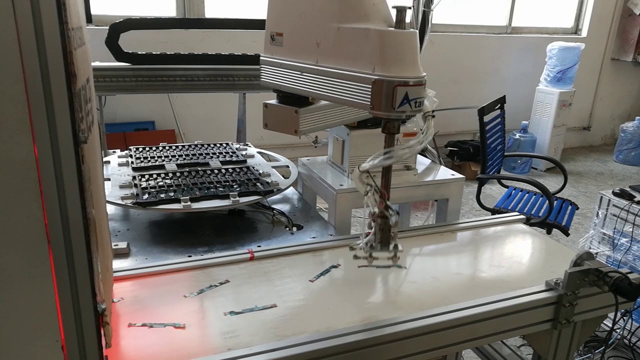 SCARA manipulator high speed picking - YouTube