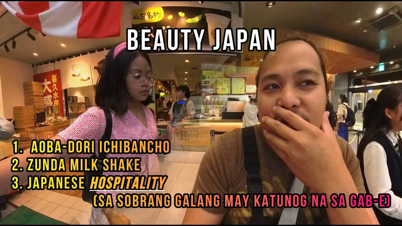 Japan Tour - Japanese Hospitality | Zunda Shake | Aoba-Dori | Sendai ...