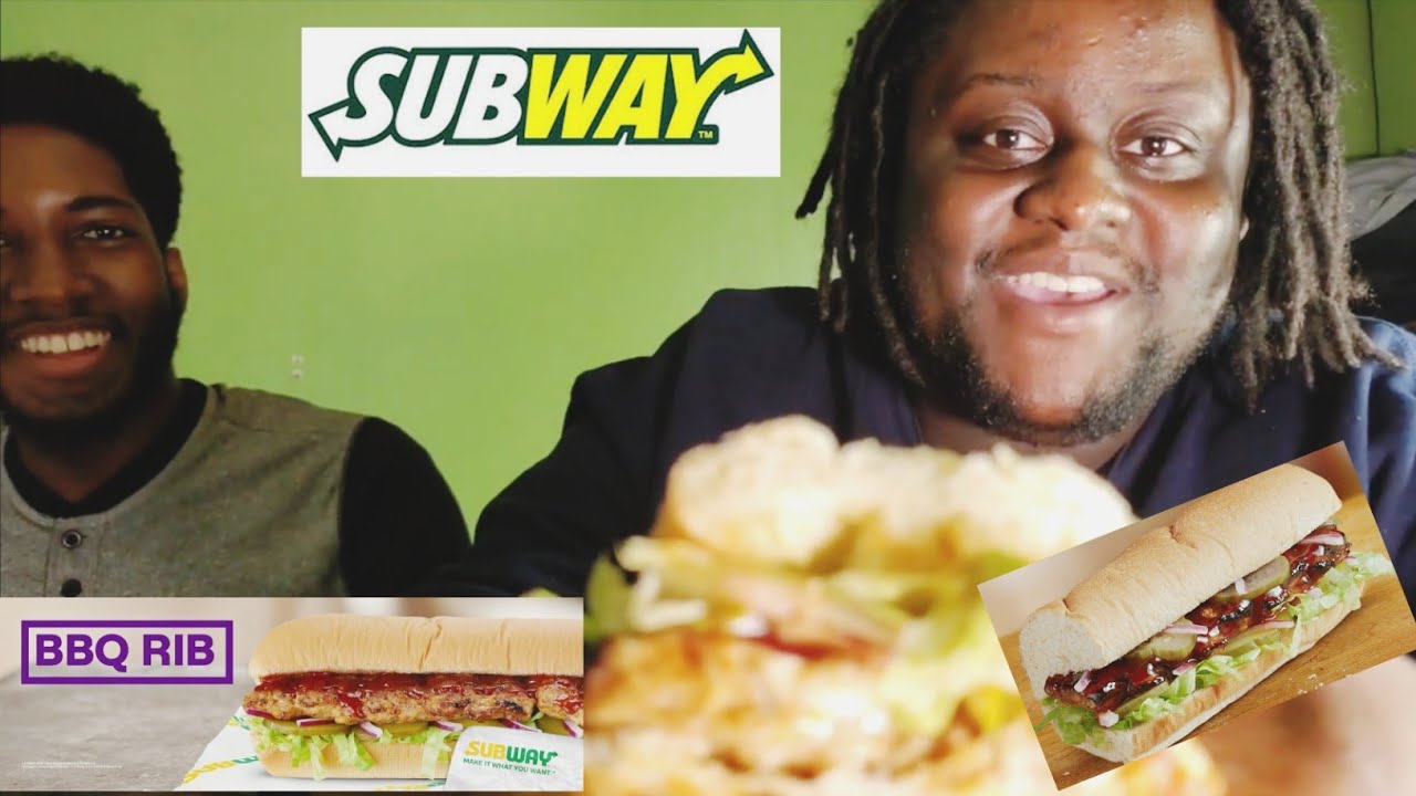 New Subway BBQ Rib Sandwich Review‼️ - YouTube