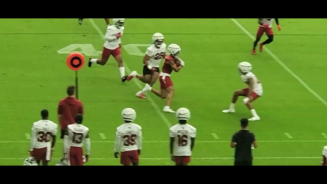 Arizona cardinals training camp day 1 | kyler Murray putting in that ...