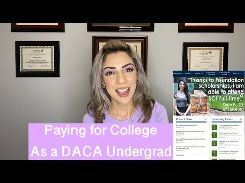 How to Pay for College/University as a DACA Student/Undergrad - YouTube