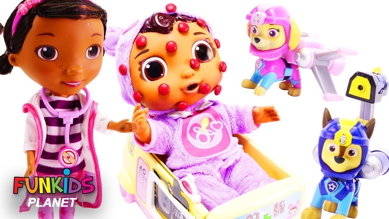 Baby Cece's Chicken Pox Journey: Doc McStuffins Doctor's Visit on ...
