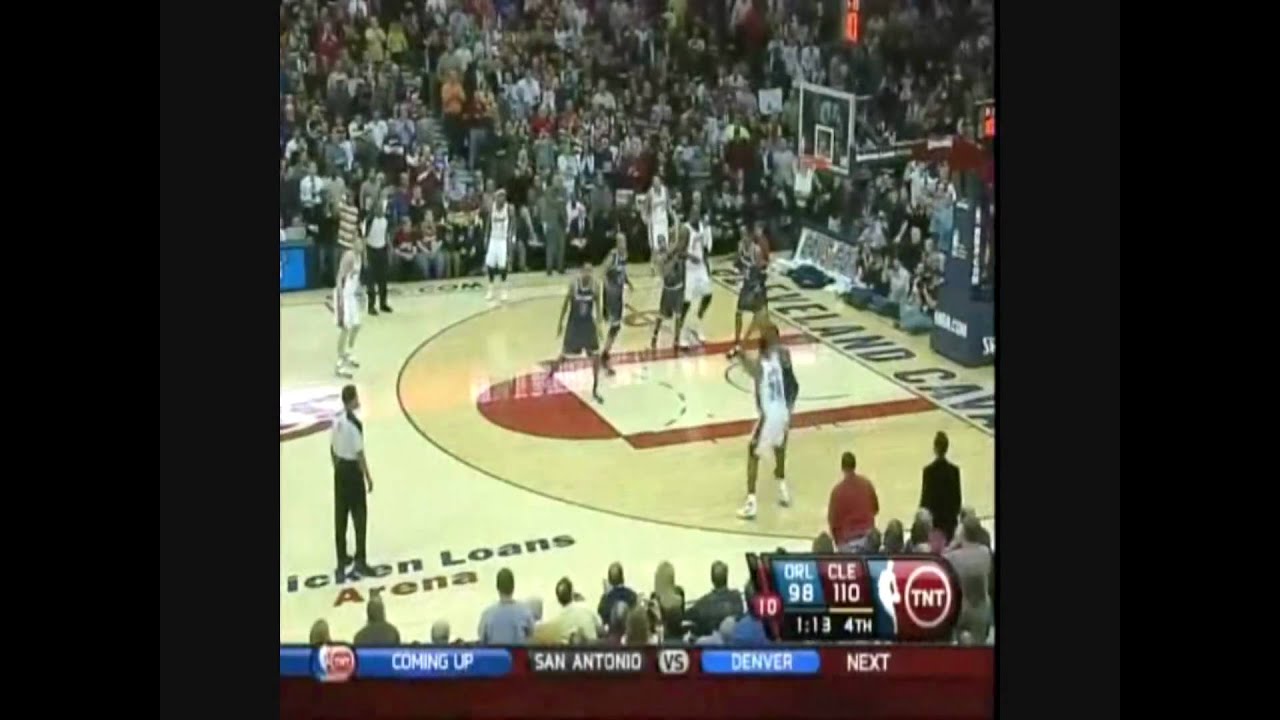 Lebron James vs Magic 2-11-10 - YouTube