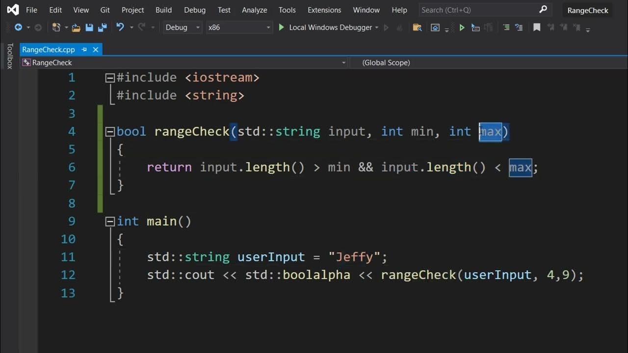 C++ Validation: Range Check Tutorial - YouTube