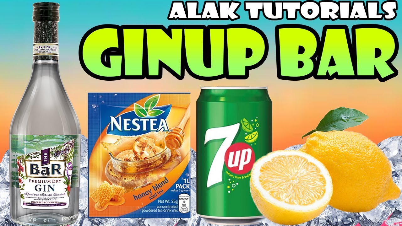 Pinoy Cocktail Drink GINUP BAR (Nestea Honey and 7up Soda | Alak ...