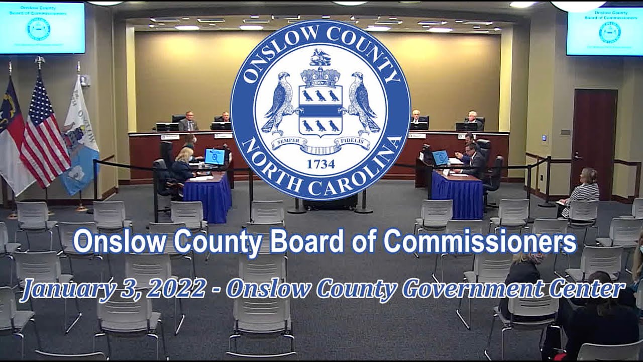 Onslow County Board of Commissioners Meeting - YouTube