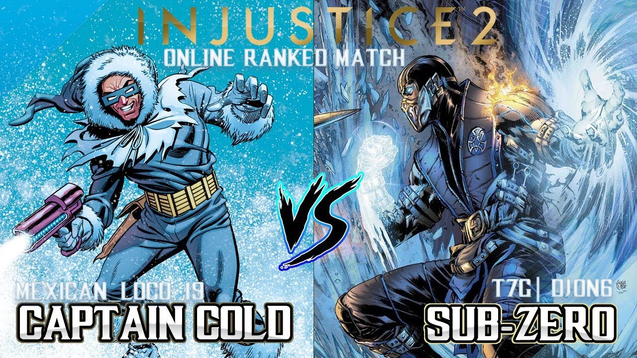 Who Dominates the COLD - Captain Cold Vs Sub-Zero - Injustice 2 - YouTube