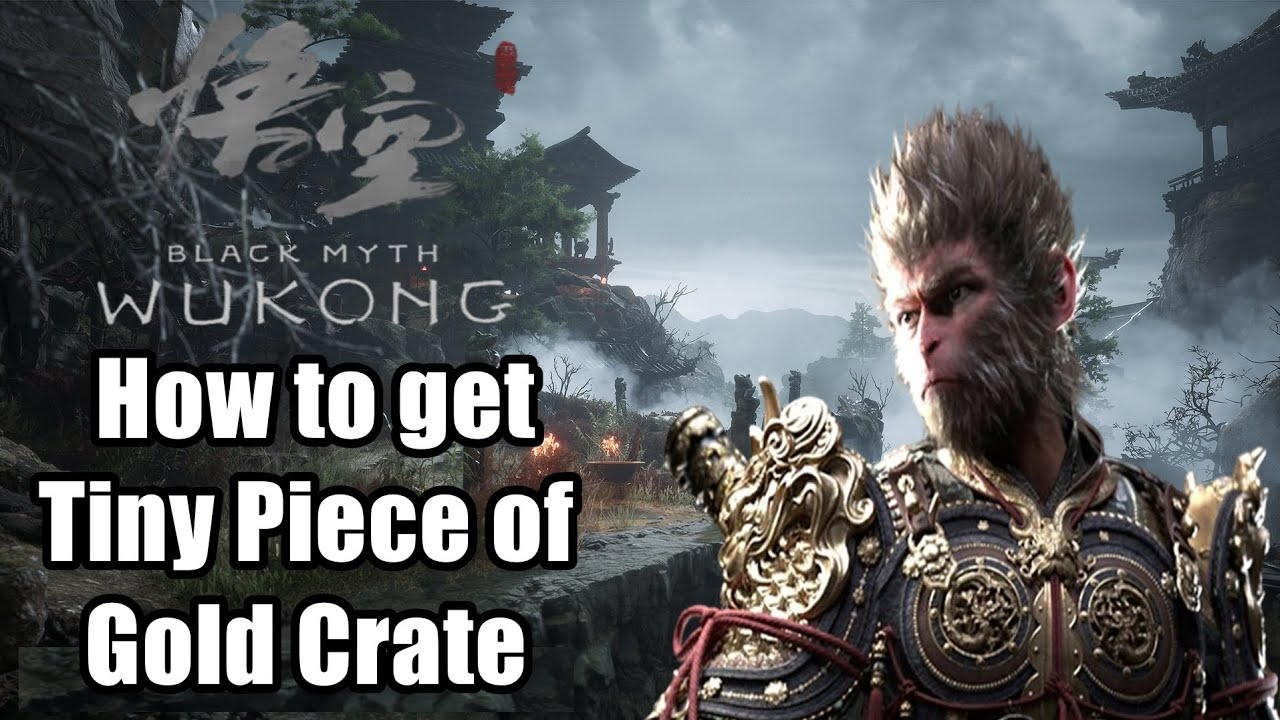 Black Myth Wukong How to get Tiny Piece of Gold Crate for Newbie - YouTube