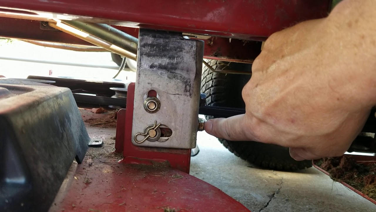 Level deck on an Exmark Quest - YouTube