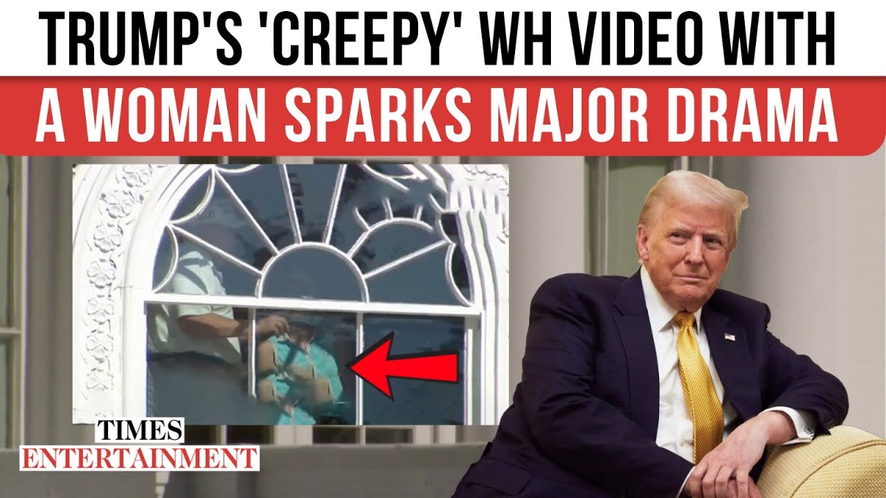 Camera Zooms In On Trump At White House Window; MAGA Slams 'Creepy' Fox ...