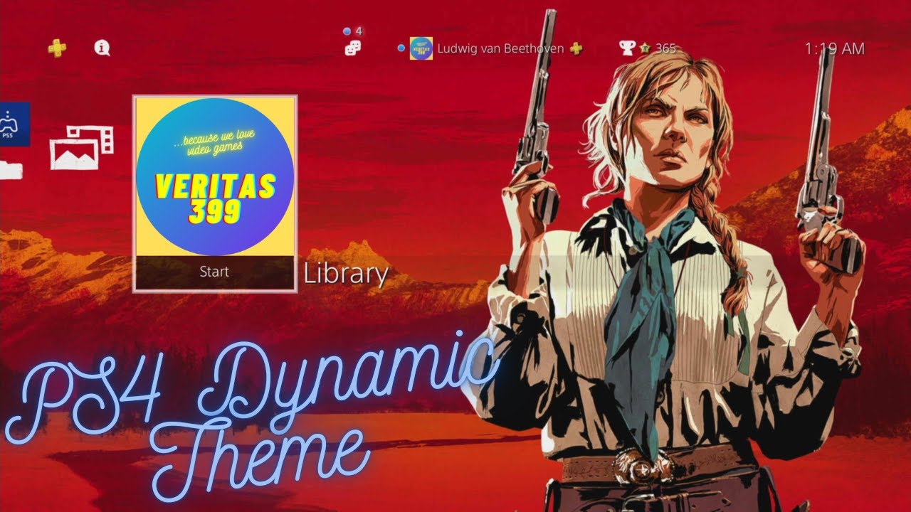 RED DEAD REDEMPTION 2 - PS4 DYNAMIC THEME 4K - YouTube