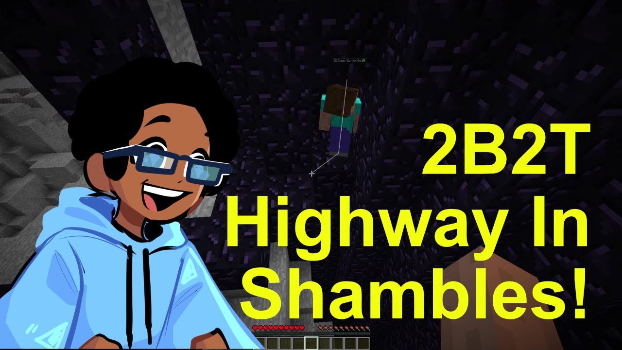 Minecraft 2b2t SPAWN ESCAPE Round 2! The southwest highway is a mess ...