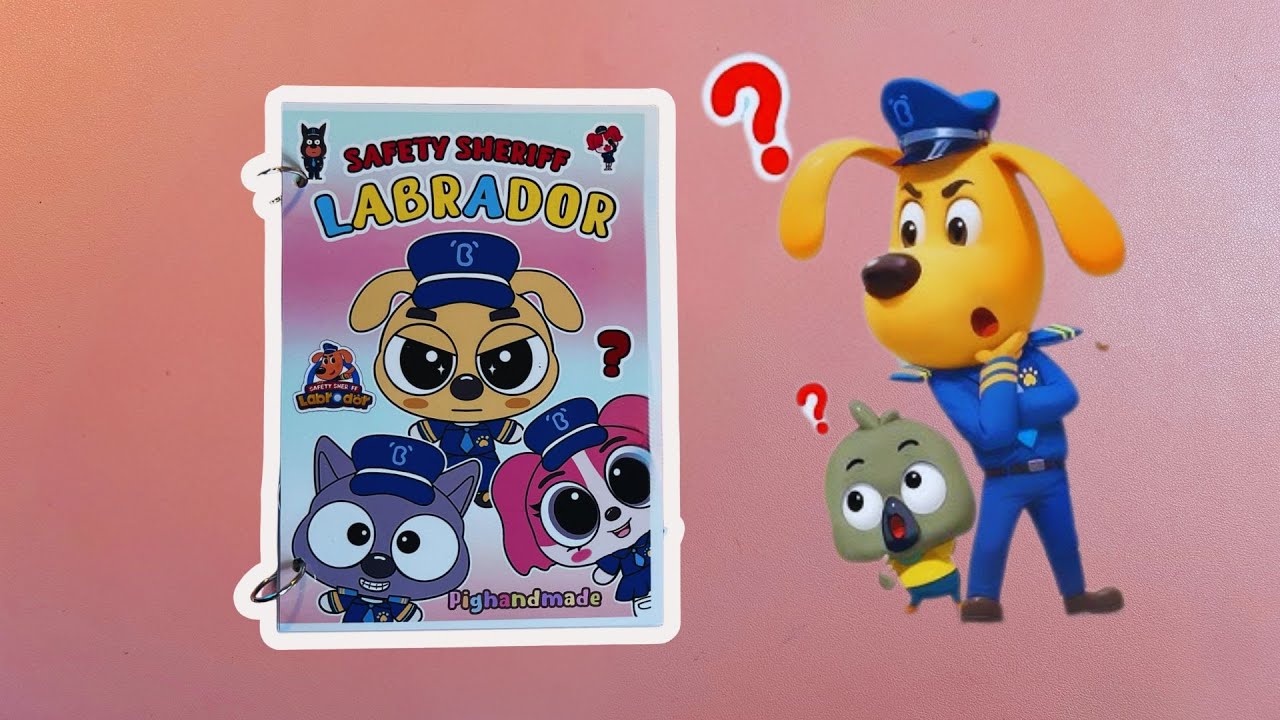 Who Is The Real Sheriff Labrador | DIY Paper Sheriff Labrador Quiet ...