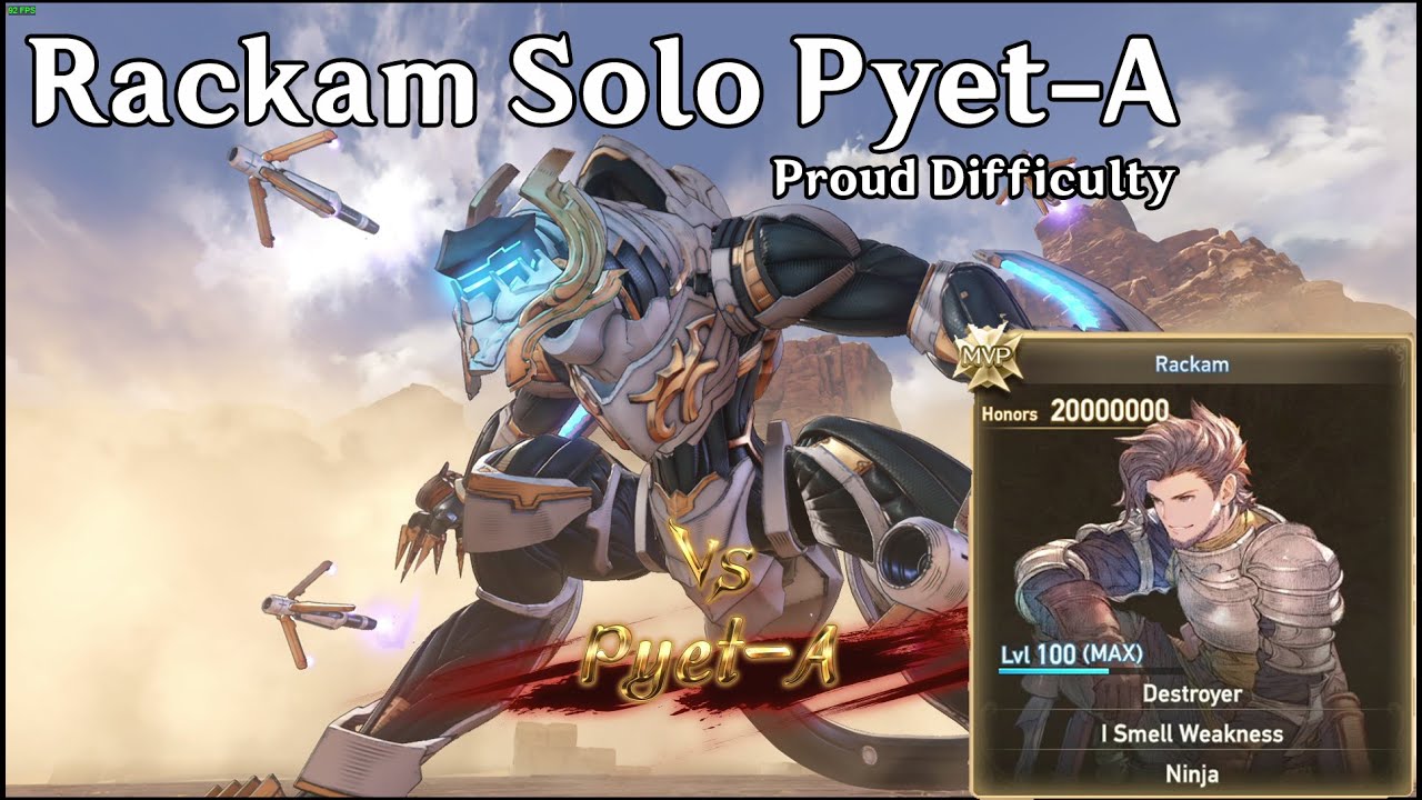Rackam Solo | Automagod Pyet-A (Proud Difficulty) | Granblue Fantasy ...