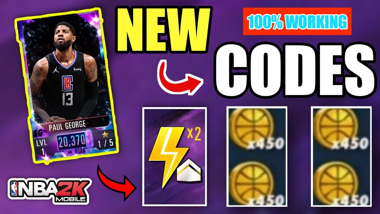 Hurry up!! NEW NBA 2K MOBILE REDEEM CODES 2022 - NBA 2K MOBILE CODES ...