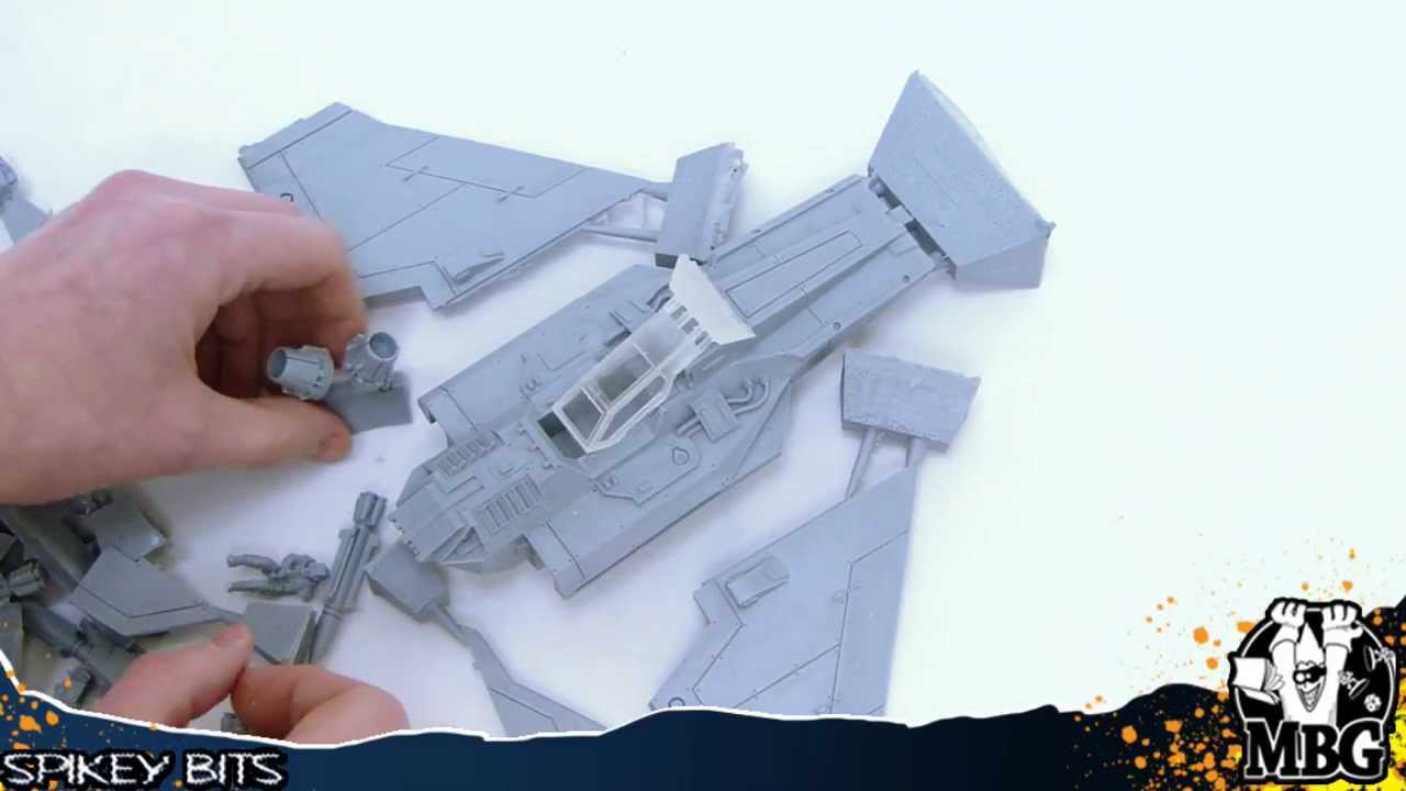 40k Unboxing- Voss Lightning Fighter Forge World Imperial Navy - YouTube