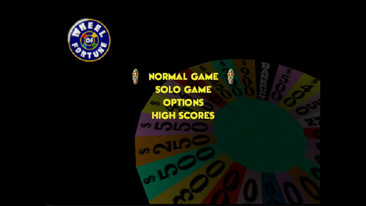 Main Menu - Wheel of Fortune (PS1) Music - YouTube