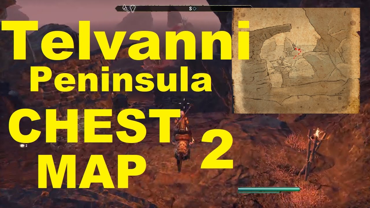 ESO Telvanni Peninsula 2 Map (NECROM) Elder Scrolls Online - YouTube