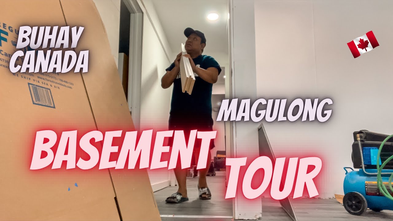magulong basement tour | buhay canada - YouTube